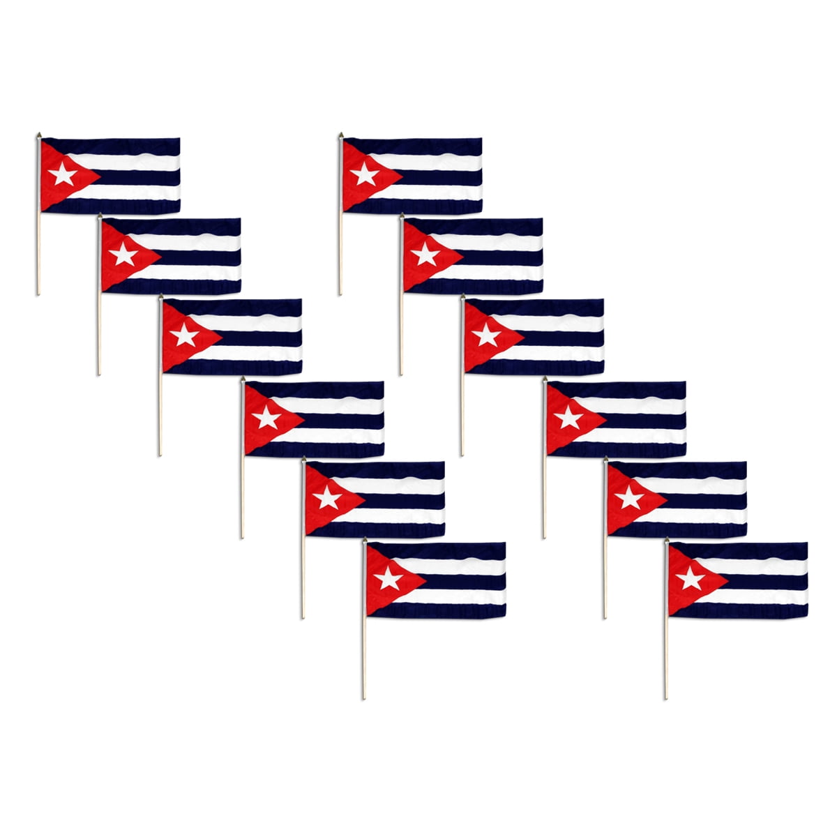Cuba flag 12 x 18 inch - 12 PK - Walmart.com