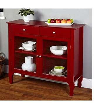 Kings Brand Furniture Buffet Server Console Table With Wine Storage ...