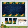 Chinco 3 Pieces Camping Tablecloth Campfire Camp Party Decorations ...