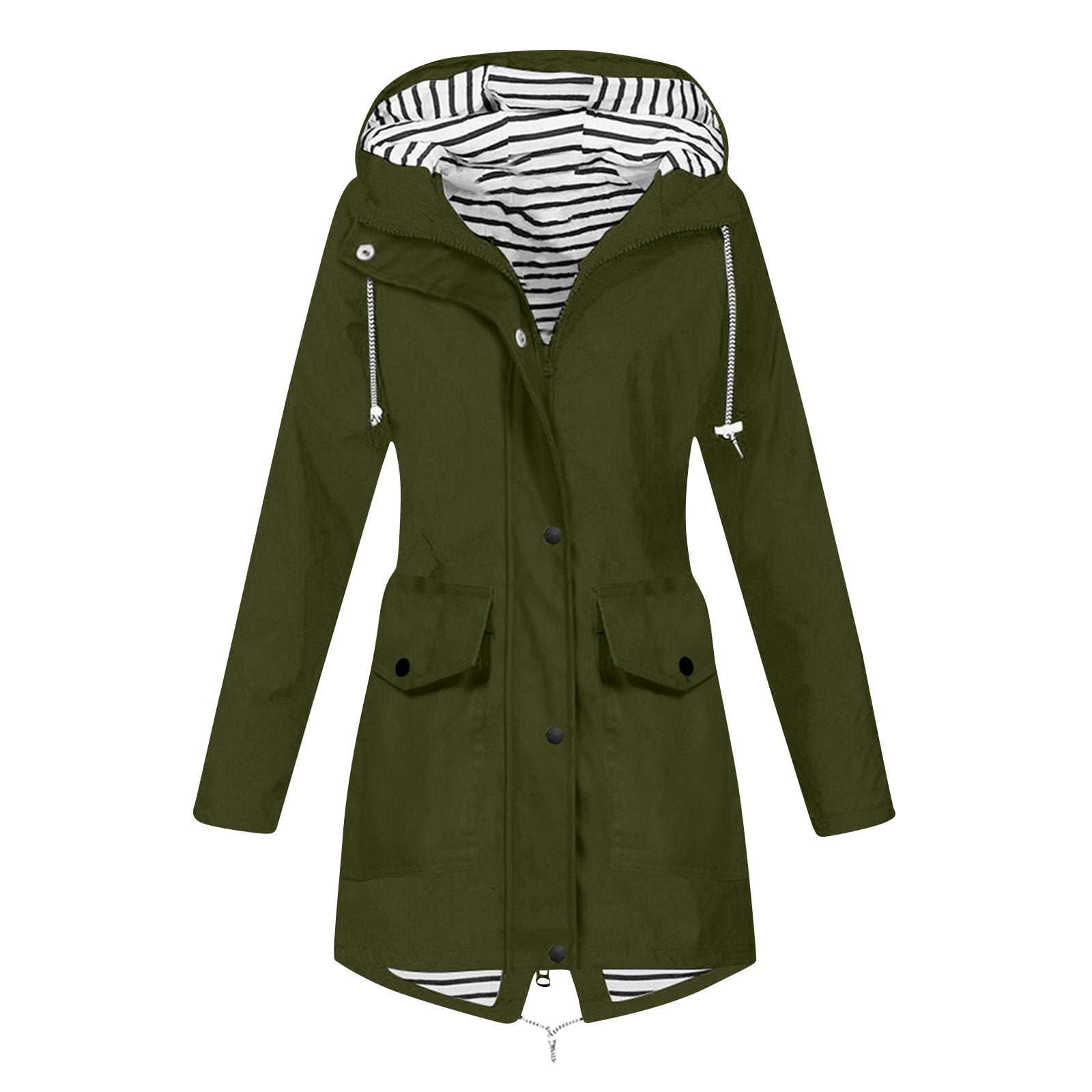 Click here for Amzcrzy Jackets For Women Womens Solid Rain Jacket... prices