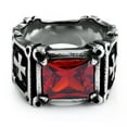 K-KED Knights Templar Crusaders Ring Stainless Steel Gothic Cross ...