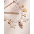 Boho Seashell And Starfish Pendant Choker Necklace Multicolor Beaded ...