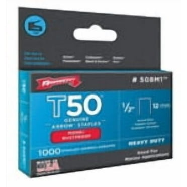 Arrow Fastener Co. 506M1 3/8" T50 Monel Staples - Walmart.com
