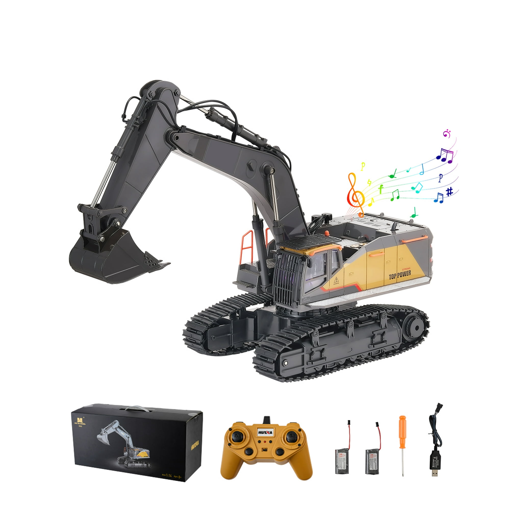 Click here for Vevor Remote Control Excavator Toy 15 Channel 1:14... prices
