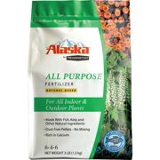 Alaska All Purpose Dry Dust Free Pellets Fertilizer; 3 Pounds - Walmart ...