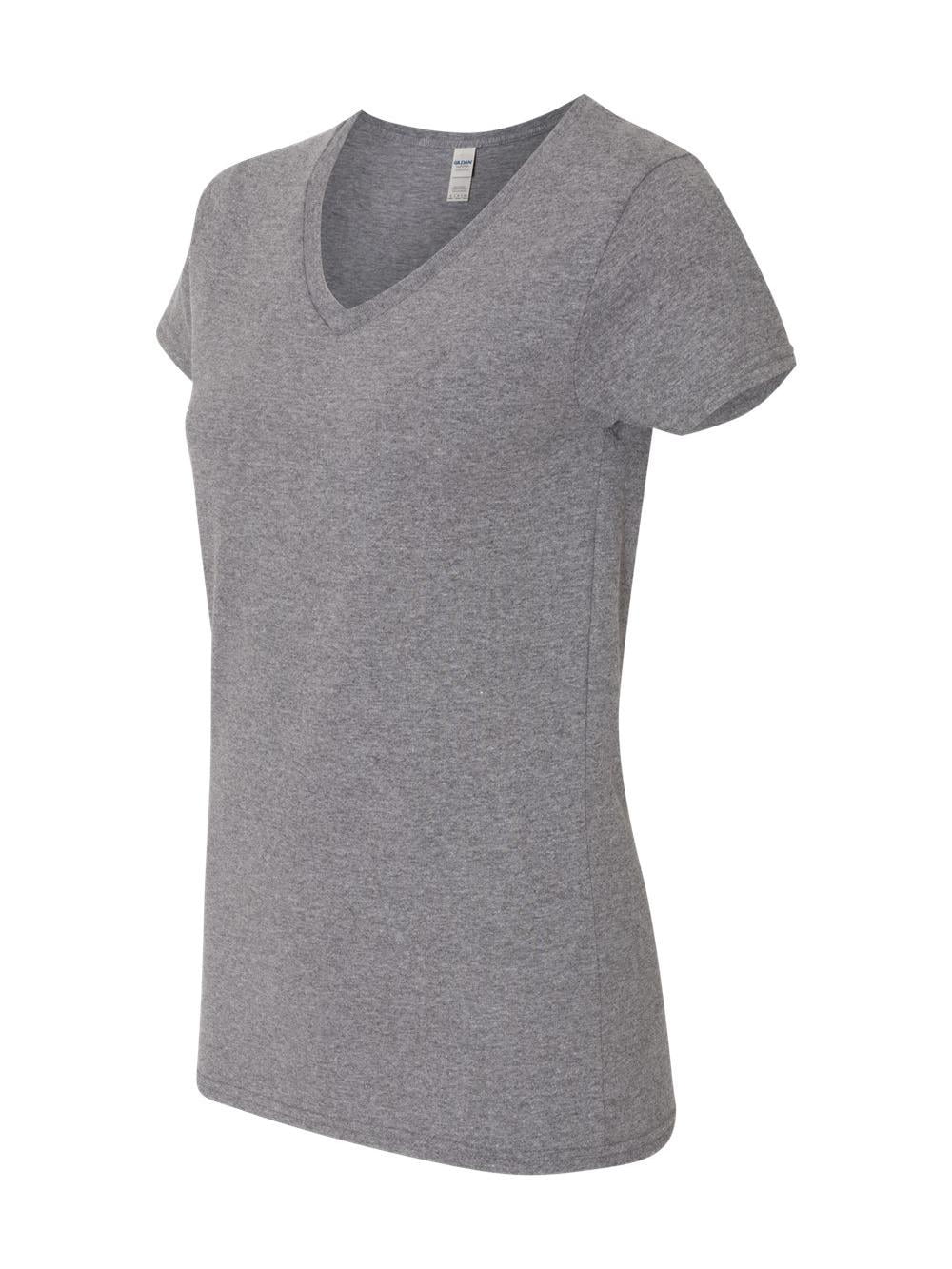 Gildan Gildan Womens Heavy Cotton V Neck T Shirt
