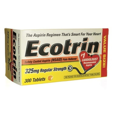 Ecotrin 81 mg Safety Coated Enteric Aspirin, Low Strength Tablets 150 ...