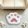 huayou Paw Print Plush Pet Mat, Soft Thick Cozy Cushion for Indoor Rest ...