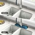 Adobk Blue Viper Snake Closeup Face Print Faucet Mat for Kitchen Sink ...