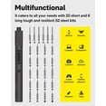 Precision Screwdriver Set, 110 ° Upright Workpad, Mini Electric ...