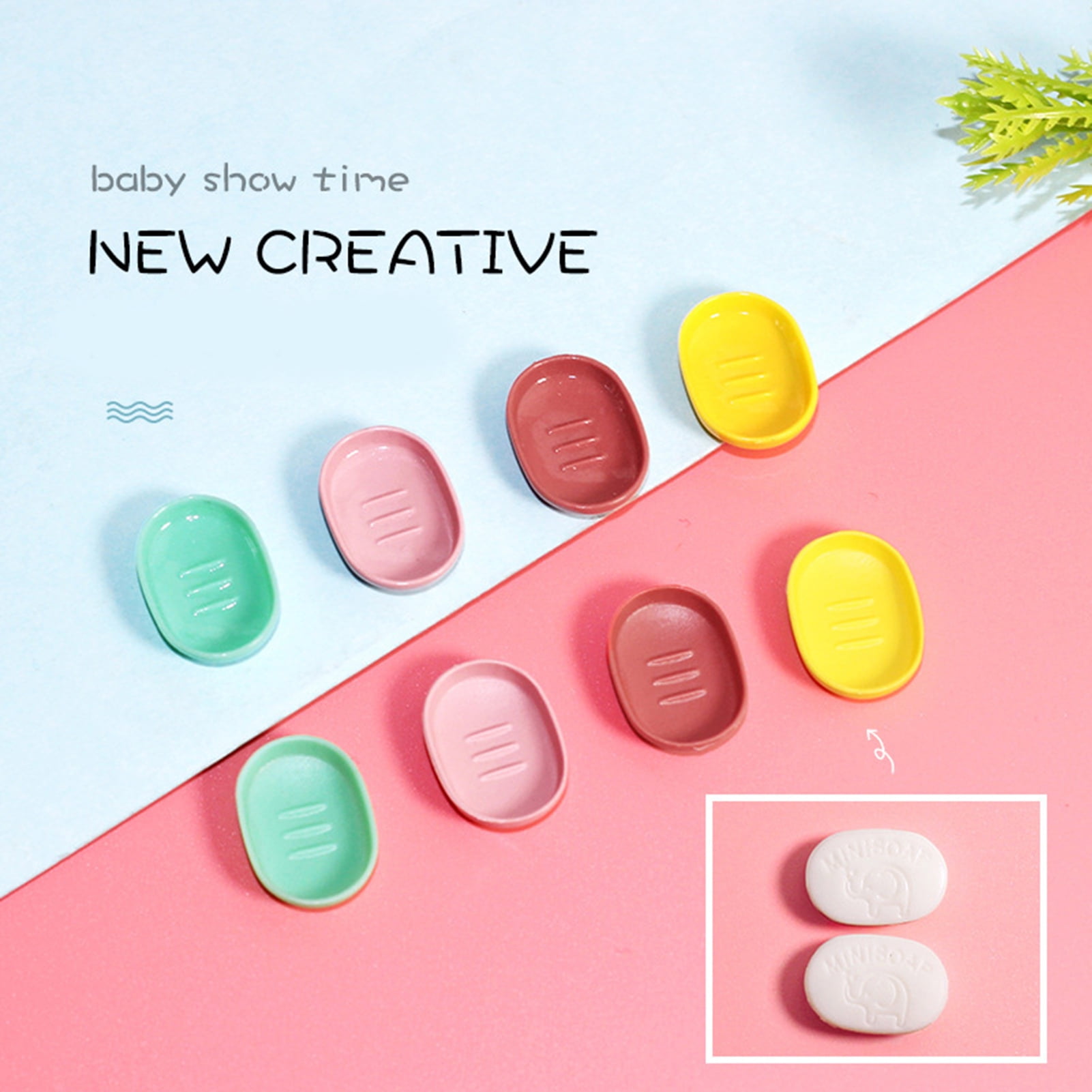 Hesroicy 1 Set Mini Soap Box Set Simulation Pretend Play Resin ...