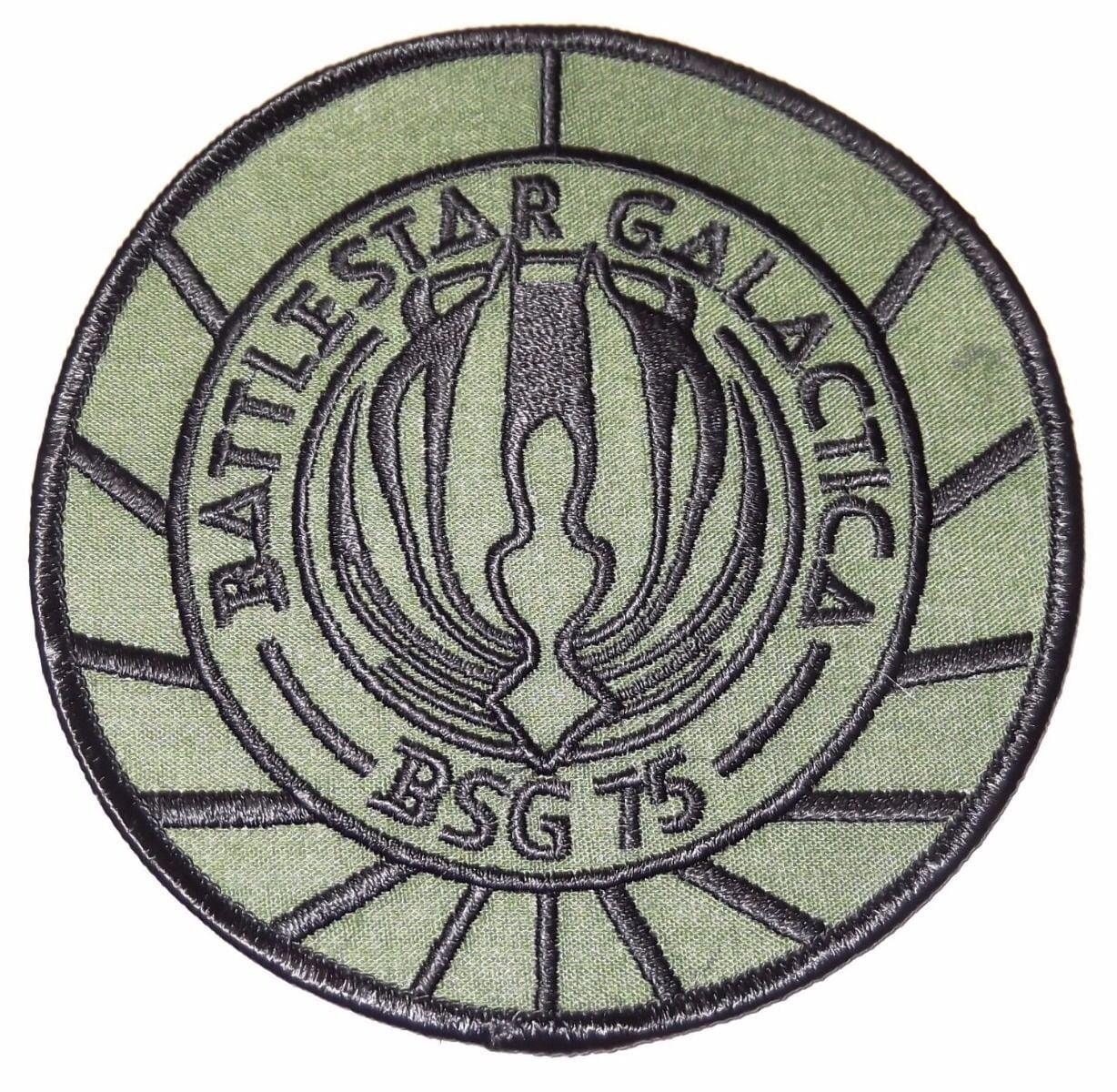 Battlestar Galactica BSG-75 Green Uniform Logo Patch - Walmart.com