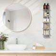 Sorbus 5 Tier Wall Shelf Unit, 31" Column Shelving for Home Storage ...