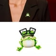 Artistic Frogs Shaped Alloy Brooch Lightweight Unisex Jewelry Unique 3D ...