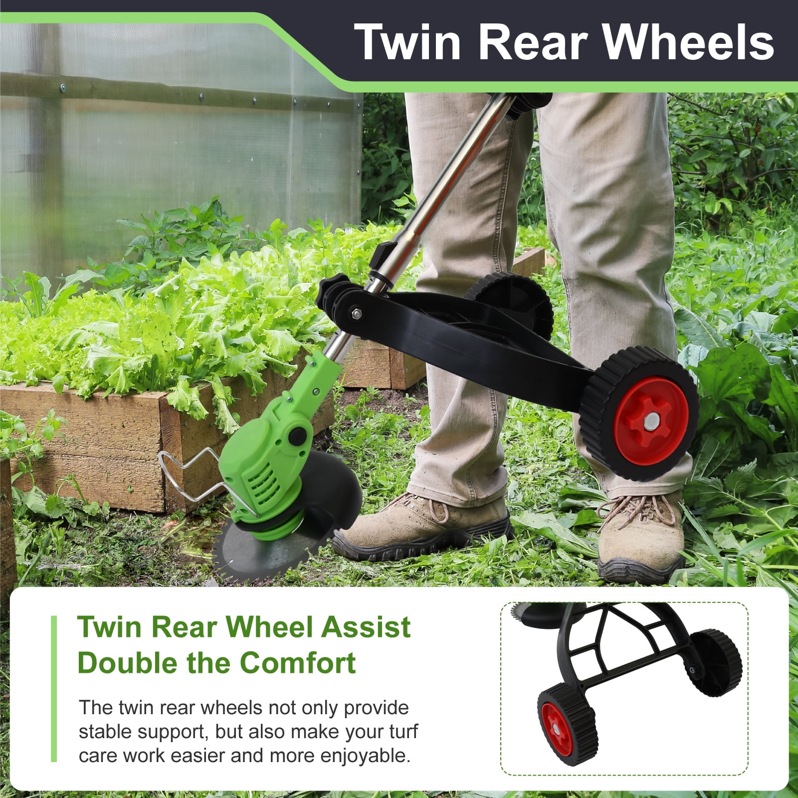 Ryobi Weed Wacker Cordless Weed Wacker Eater Battery Powered, 21V ...