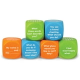 Learning Resources Let's Talk! Cubes, Conversation Cubes, 6 Cubes with ...