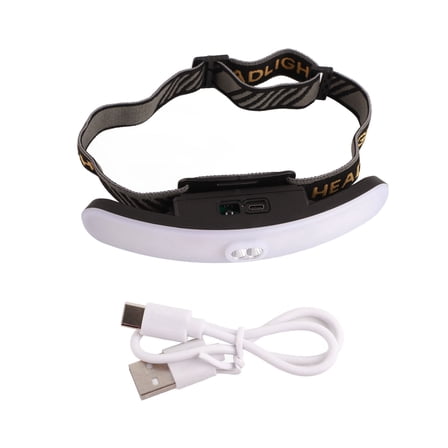 Headlamp LED Headlight,6 LED Adjustable Angle & Headband Strap Super ...