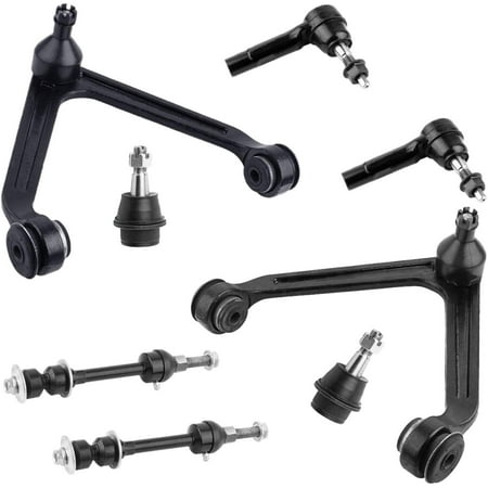 8 Pcs Front Suspension Kit-Upper Control Arm Ball Joint Bushing ...