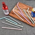 HomeLife 5Pcs Drinking Straws Healthy Reused Food Grade Convenient ...