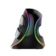 Delux M618Plus Ergonomic Vertical RGB Mouse with 6 Buttons, Adjustable ...