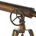 DecMode 17" x 18" Brass Metal Telescope, 1-Piece - Walmart.com