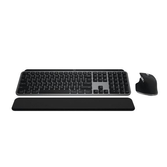 Logitech MK550 USB Cordless Ergonomic Wave Keyboard & Mouse Combo with ...