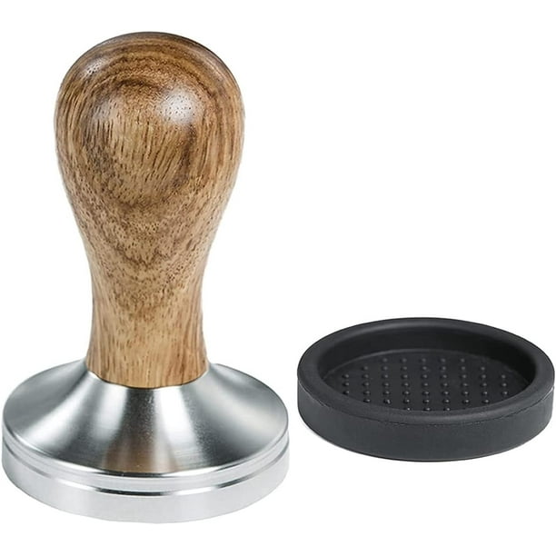 LAICAIW 51mm Coffee Tamper Espresso Press with Tamper Mat 51 Tamper ...