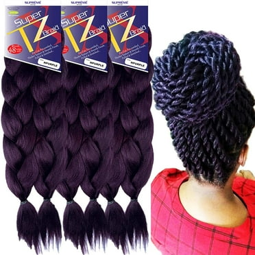 Supreme Hair Pre-Stretched Braiding Hair Extensions â€“ 48 Inch Long ...