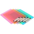 20 Pack A4 Plastic Colorful Clipboard, Sturdy Clip Boards with Scaled ...