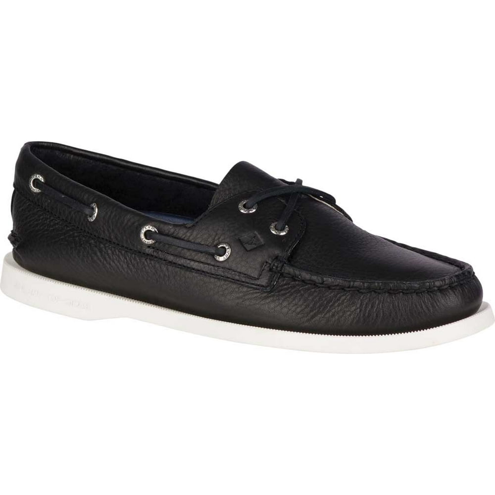 Sperry - Women's Sperry Top-Sider Authentic Original Boat Shoe Black ...