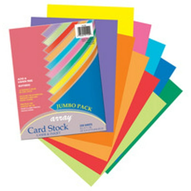 Colorful Card Stock Assortment, 10 Colors, 8-1/2" x 11", 250 Sheets ...