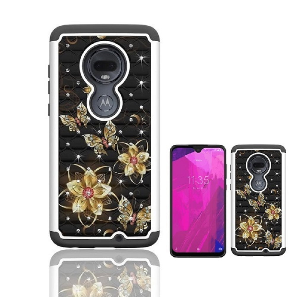 Phone Case for T-Mobile REVVLRY Plus, Studded Diamond Bling Shockproof ...