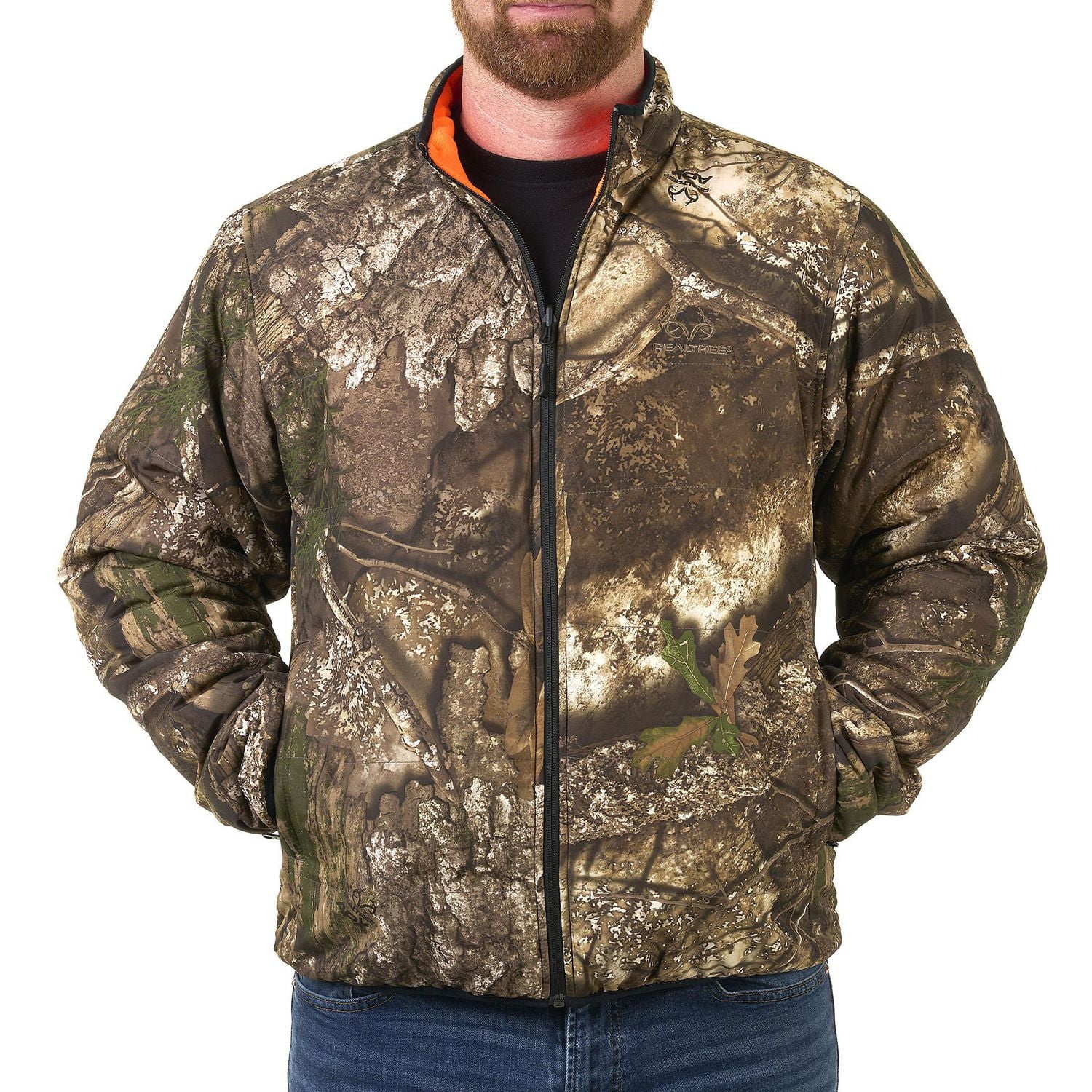 Realtree APX Men's Reversible Jacket - Blaze Orange - Walmart.ca