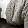 "Lush Decor Ravello Pintuck Solid Color Elastic Embroidery Comforter ...