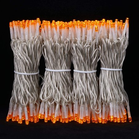 100 Feet 300 Orange LED , Adapter with Functions Controller Constant ...