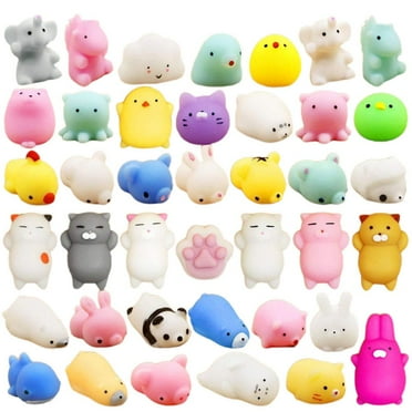 36 Pack Mochi Animals Squishies Stress Toys: Unicorn, Panda, Seal ...