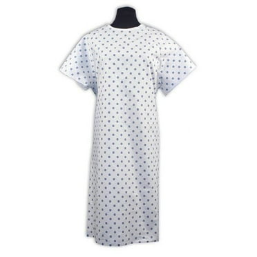 Demure Print Hospital Gown - 2 Pack - Walmart.com