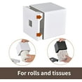 Tissue Box Cover, Square Facial Tissue Holder Storage for Bathroom ...
