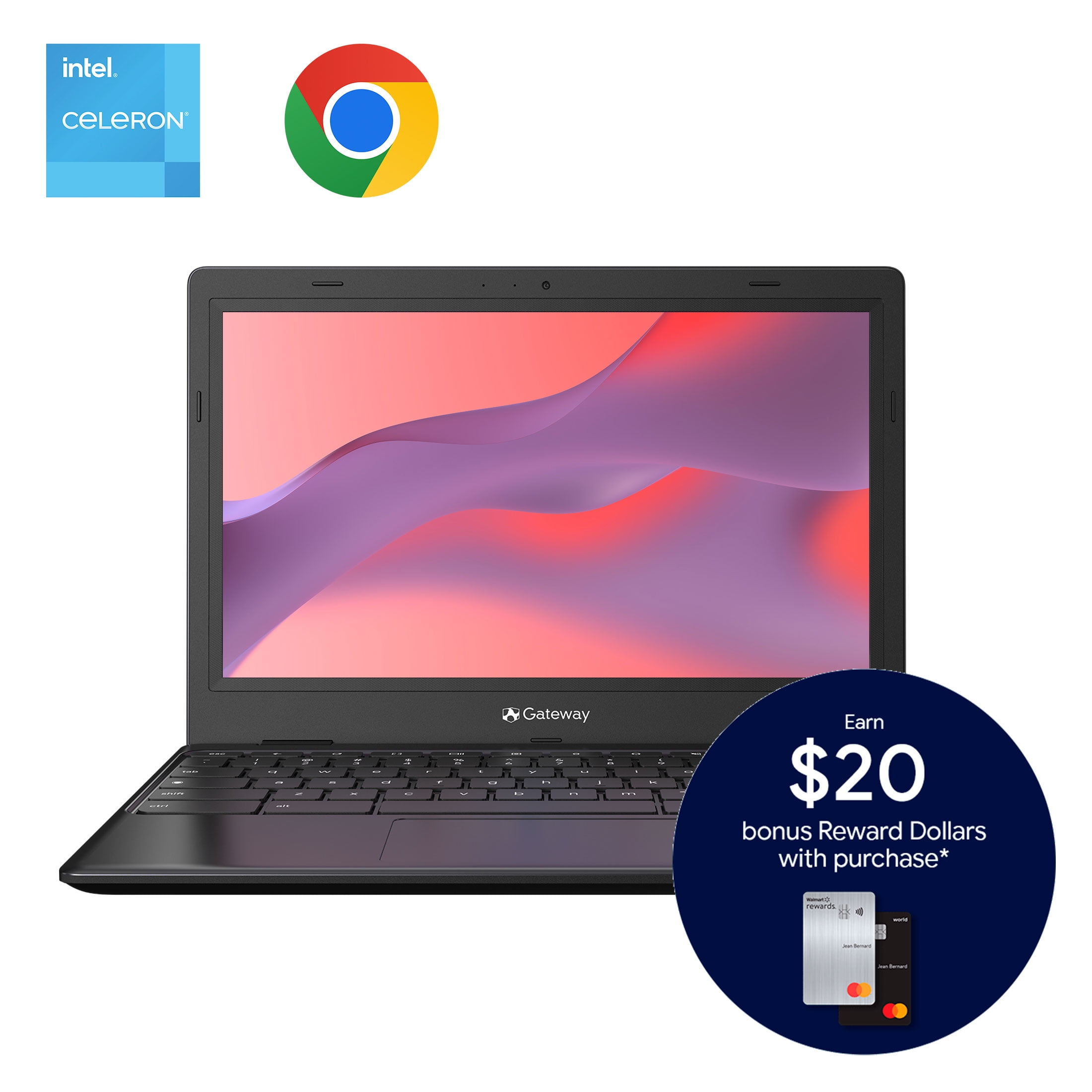 Acer Gateway 311 CCBO311-1H-C01N 11.6” HD Chromebook Intel Celeron N4500 4GB RAM 64GB eMMC, with ...