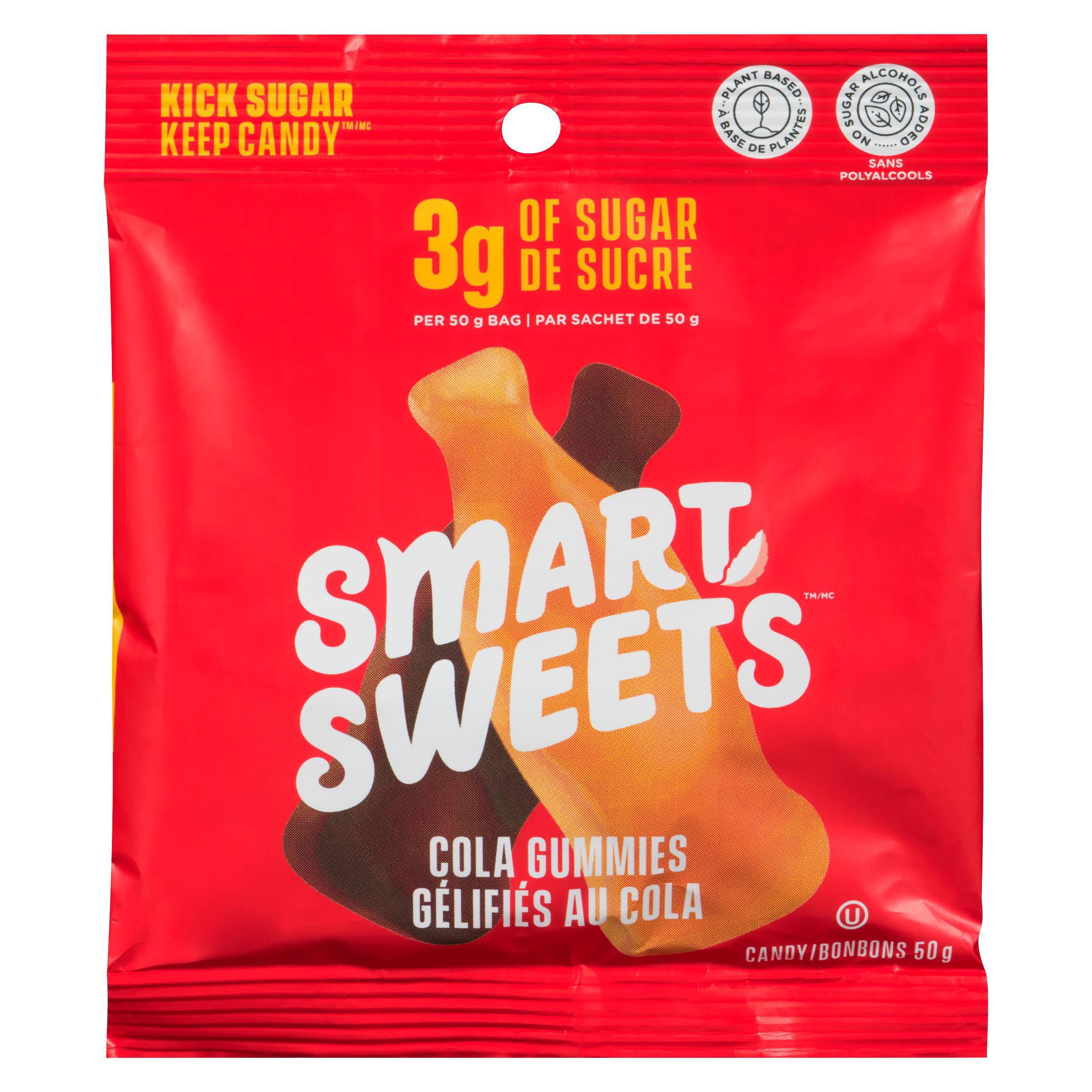 SmartSweets, Cola Gummies, 50g Pouch, No artificial sweeteners or added ...