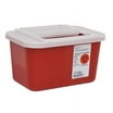 Sharpstar In-Room Sharps Container, 5qt, Red, 8507SA, Mailbox Lid, 2 ...