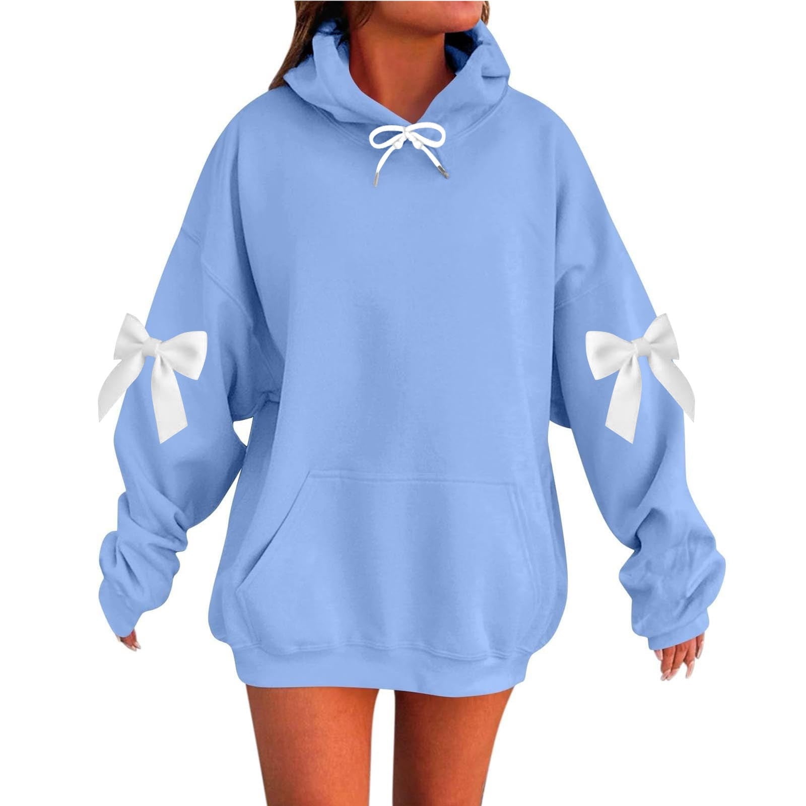 Click here for Unbranded On Shoulder Top  Womens Daily Bow-Detail... prices