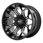 Moto Metal Aluminum Rim MO978 RAZOR 20X10in Satin Black Machined Red ...