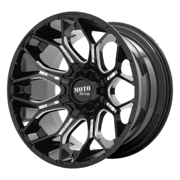 Moto Metal Aluminum Rim MO978 RAZOR 20X10in Satin Black Machined Red ...