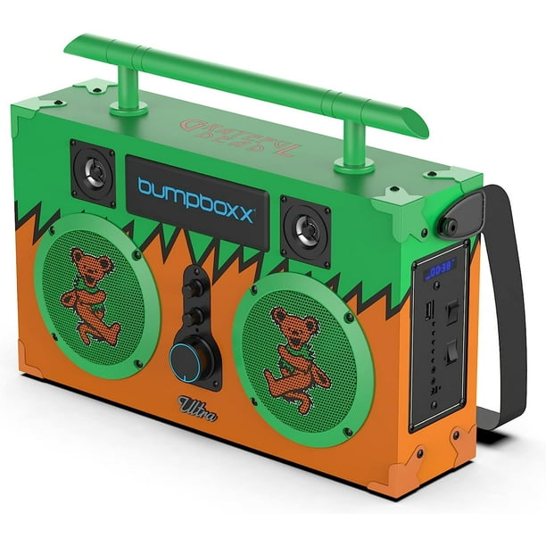 Bumpboxx Ultra Grateful Dead: Orange & Green | Retro Boombox with ...