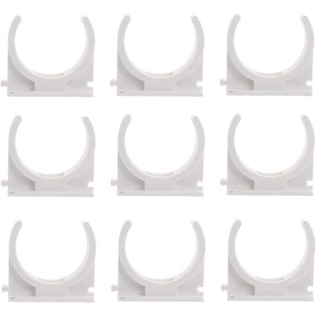 SICED Pack Of 100 Clips 32 Mm U-shape - White Plastic Electrical Cable ...