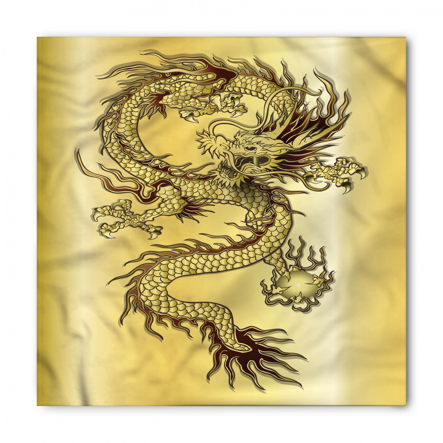 Dragon Bandana, Chinese Eastern Myth, Unisex Head and Neck Tie, by ...