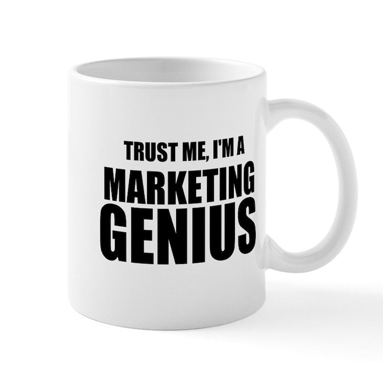 CafePress - Trust Me, I'm A Marketing Genius Mugs - 11 oz Ceramic Mug ...
