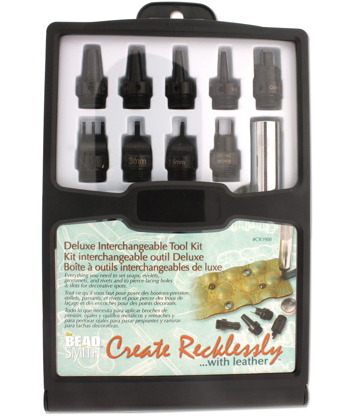 Create Recklessly Leather Deluxe Interchangeable Tool Set-20pcs ...