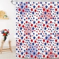 American Flag Shower Curtain, Happy Fourth of July Independence ...